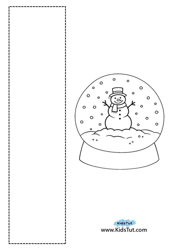 Easy Paper Snow Globe Craft for Kids Winter Fun - KidsTut
