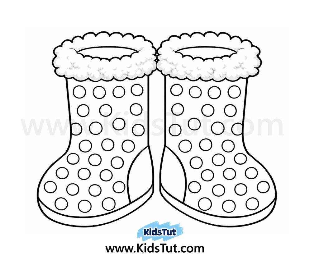 Easy Winter Clothes Dot-Paint Craft for Kids - KidsTut