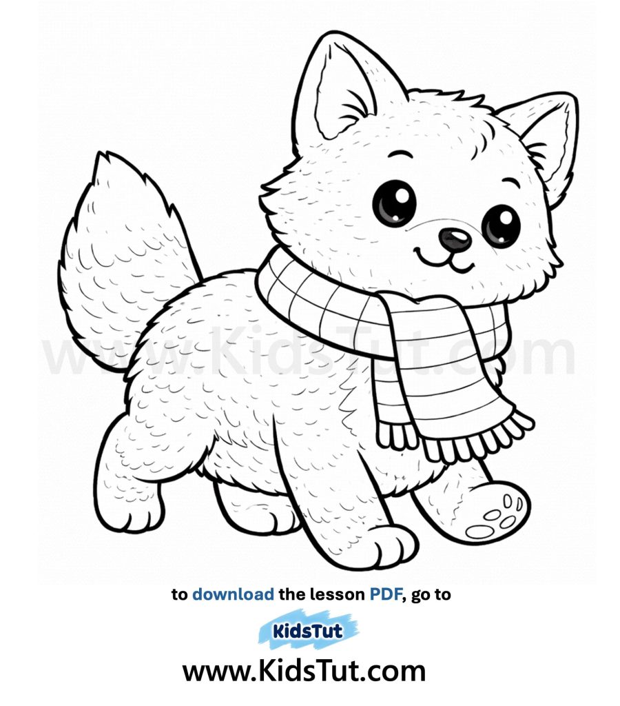 Easy Winter Animal Drawing Craft for Kids - KidsTut
