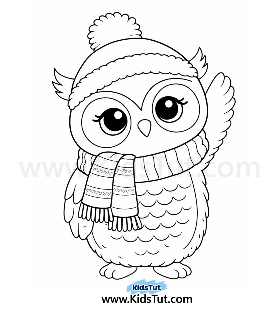 DIY Animal Winter Craft for Kids with Tissue Art - KidsTut