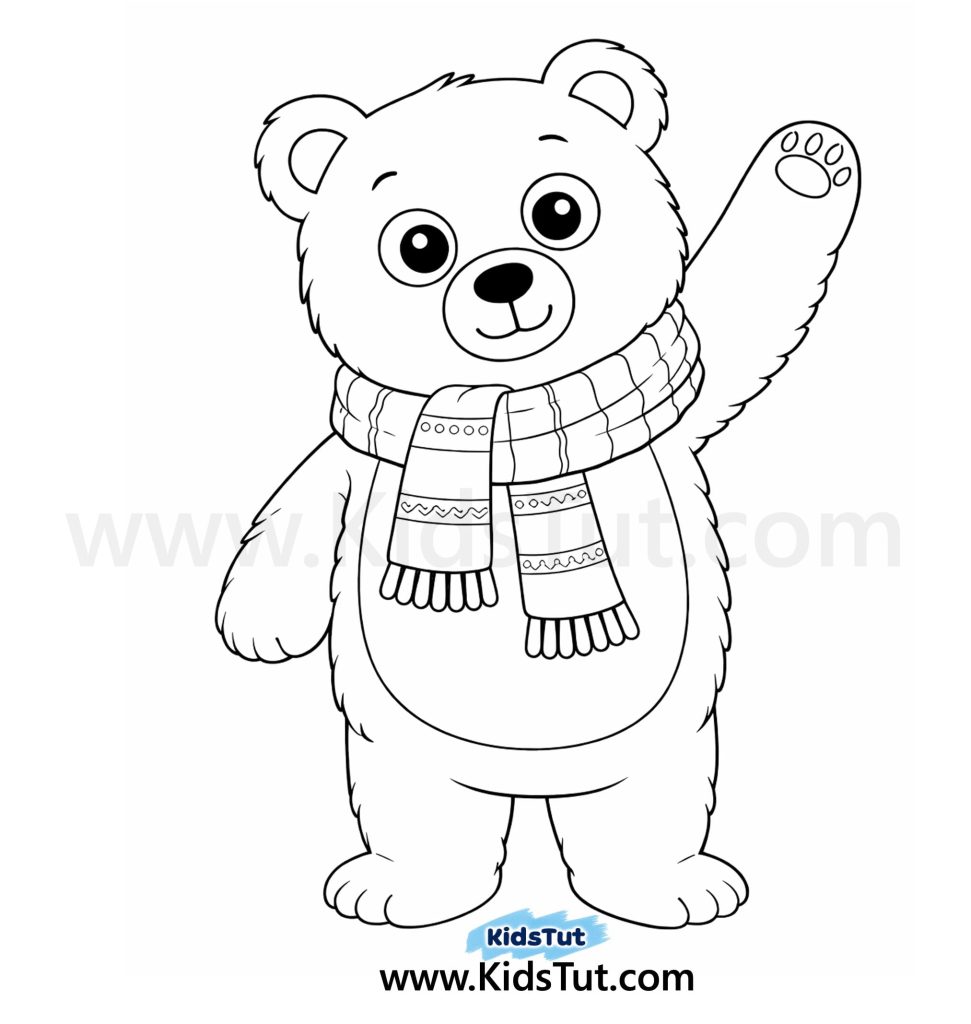 DIY Animal Winter Craft for Kids with Tissue Art - KidsTut