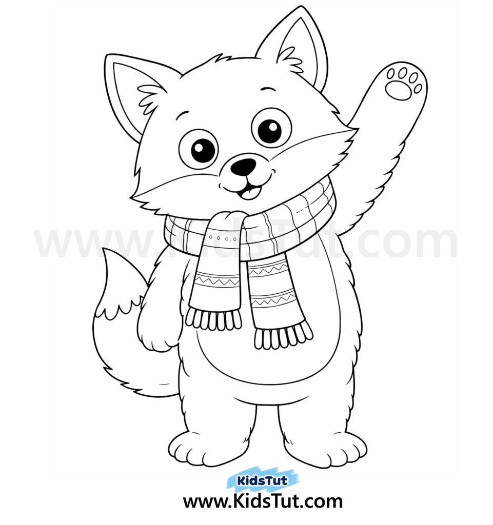 DIY Animal Winter Craft for Kids with Tissue Art - KidsTut