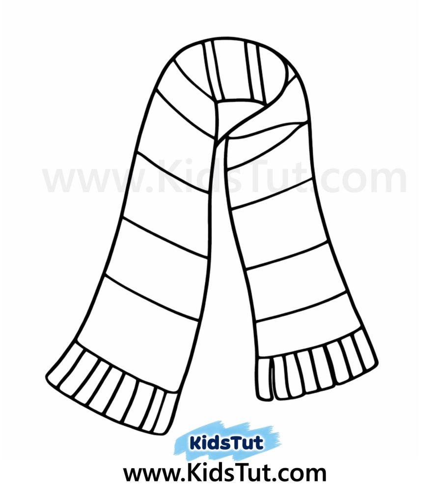 Winter Clothesline Craft for Kids with Cotton - KidsTut