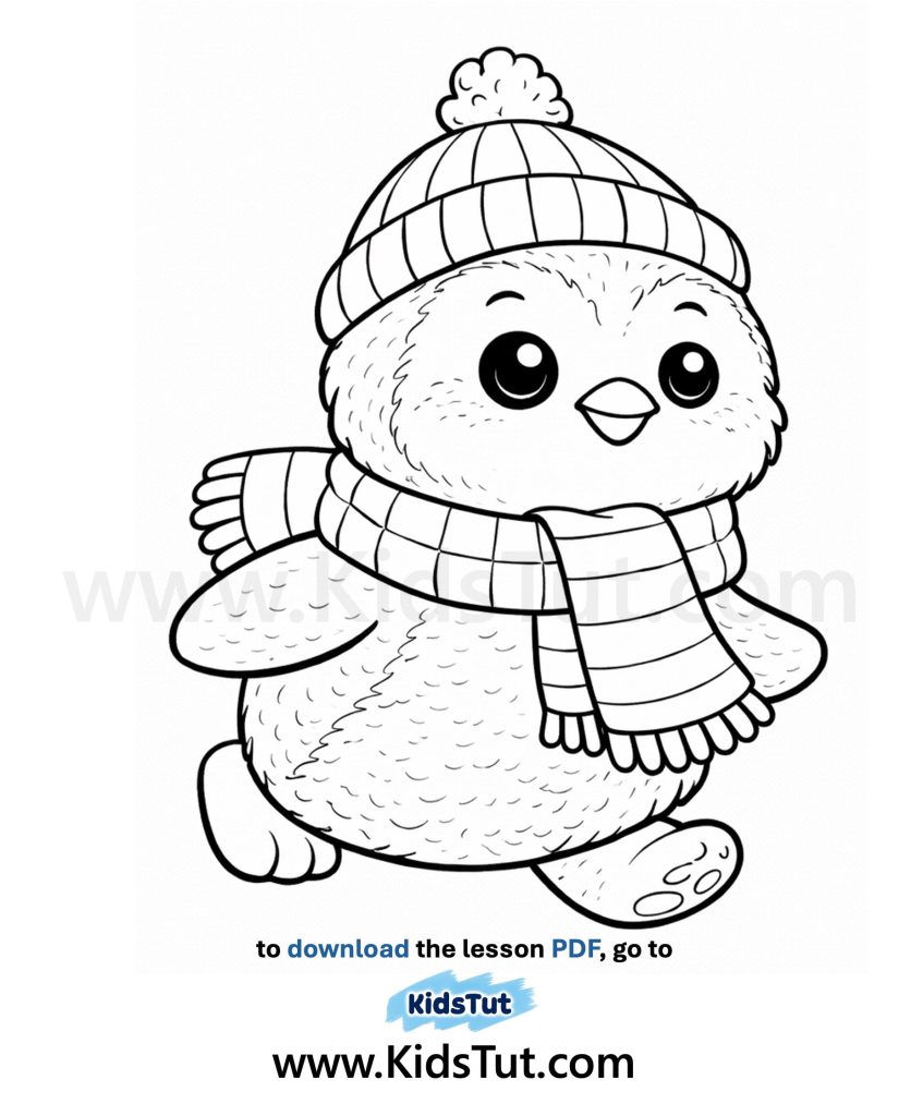Easy Winter Animal Drawing Craft for Kids - KidsTut