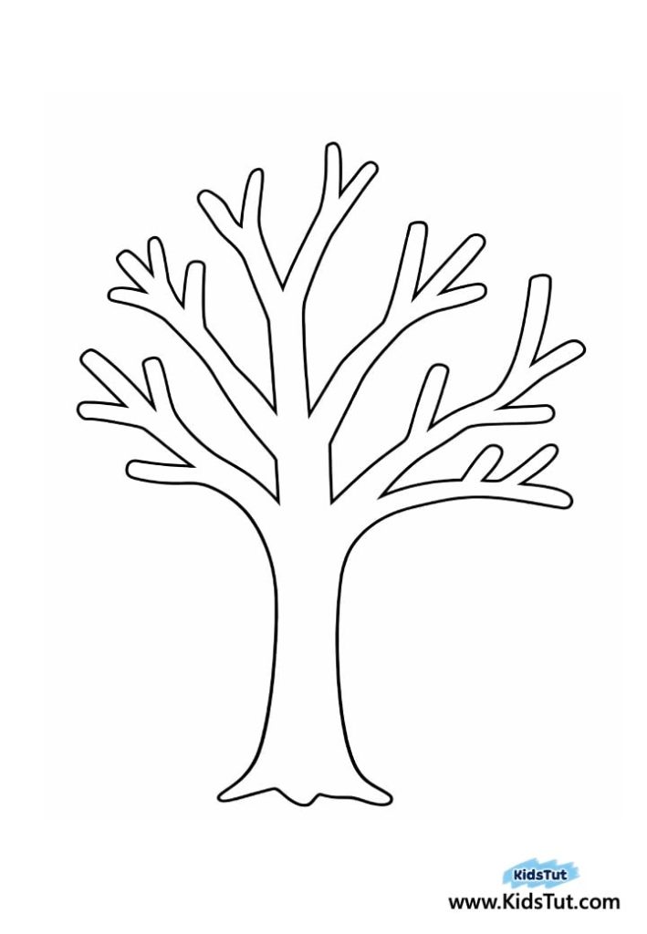 Easy Snowy Tree Art with White Paint Dots - KidsTut