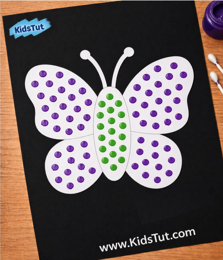 Easy Dot Painting Crafts for Kids with Templates - KidsTut